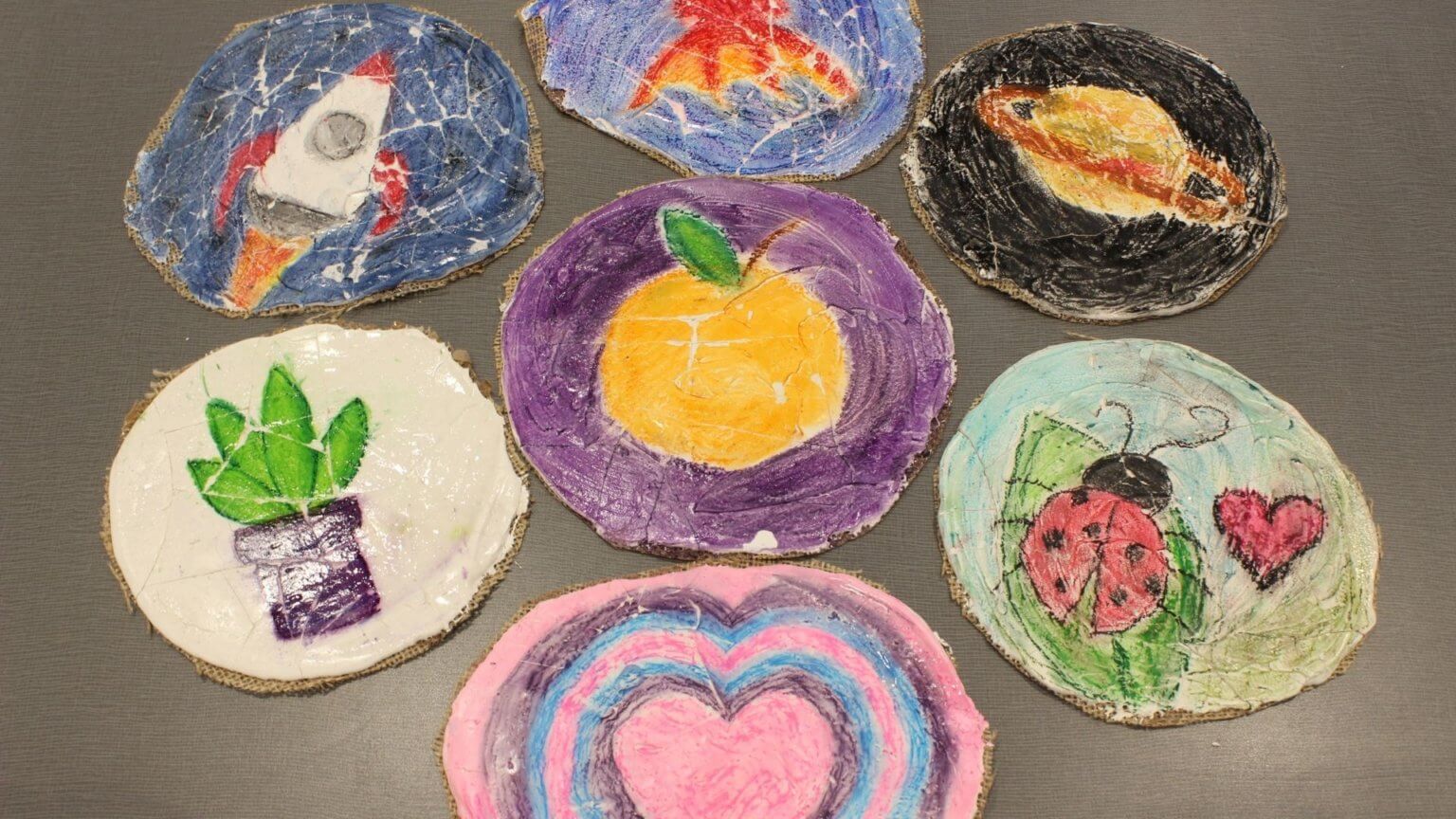 DIY Fresco Art For Kids • An Activity in Ancient Art